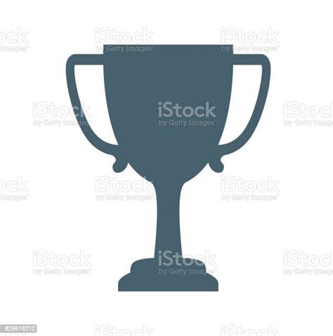 트로피 플랫 아이콘 흰색 배경에 고립입니다 벡터 일러스트 레이 션 아이콘 Championship에 대한 스톡 벡터 아트 및 기타