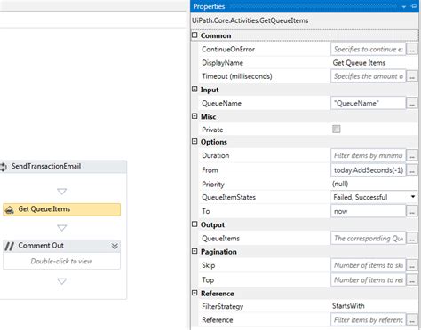 Get Queue Items Queueitemstates Failed Successful Today Help