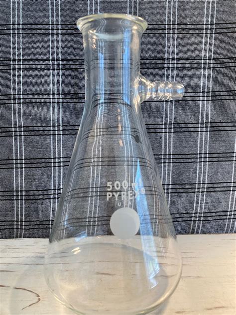 Vintage Pyrex 500 Ml Filtering Flask Etsy