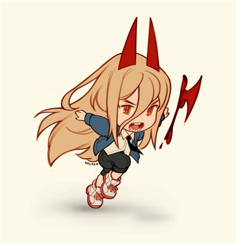 Power Chibi Chainsaw Man Wip By Oxcoxa On Deviantart