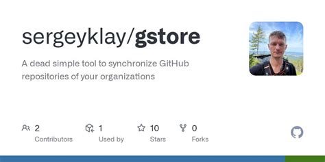 a dead simple tool to synchronize github repositories of your