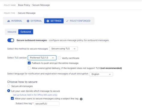Sophos Mail Advanced Enforce Tls And Optional Push Encryption Discussions Sophos Email