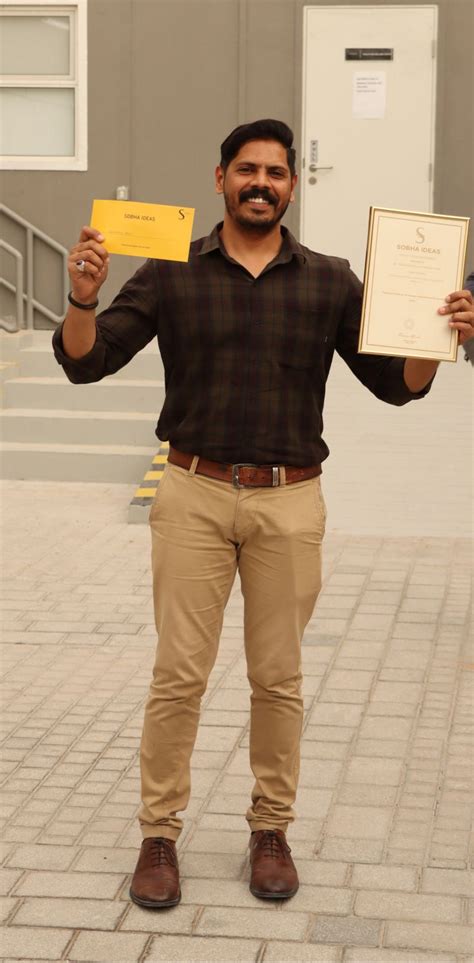 Muhammed Raoof A K On Linkedin Sobha Ideaspace Award