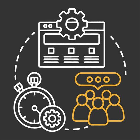 Beta Testing Chalk Concept Icon Software Development Stage Idea Thin