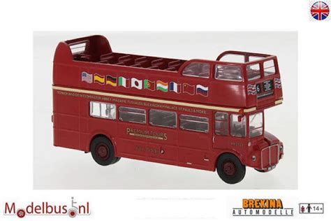 brekina 61102 aec routemaster open premium tours modelbus nl