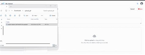Upload Vue Node Admin Panel Framework