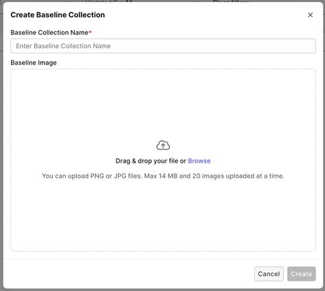 Create A Visual Baseline Collection Katalon Docs