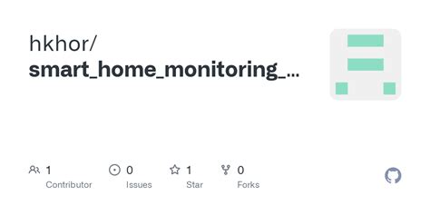 GitHub Hkhor Smart Home Monitoring System