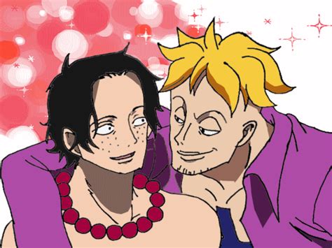 One Piece Marco X Ace