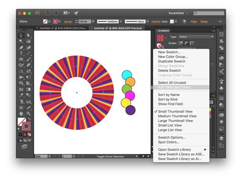 How To Repeat A Gradient Multiple Times In Illustrator And Photoshop