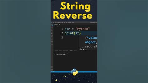How To Find Reverse A String In Python Shorts Youtube