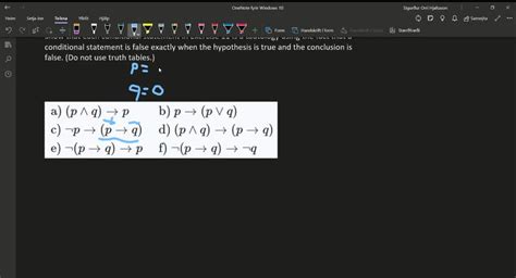 SOLVED Show That Each Conditional Statement In Exercise Is A Tautology Without Using Truth Tables