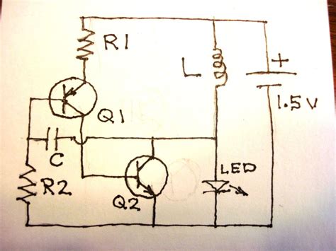 1 5V To 12V DC Converter Circuit Diagram For LEDs Homemade Circuit Projects