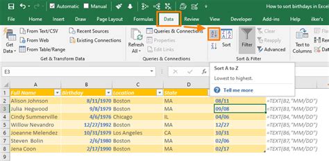 Таблица дня рождения Excel Word и Excel помощь в работе с программами