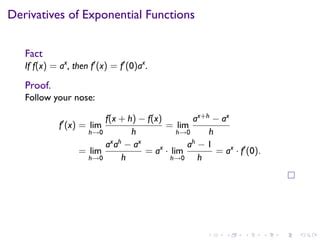 Course Worksheet Derivatives Of Exponential And Logarithmic Worksheets Library