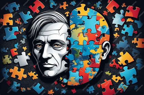 Premium Photo Vector Illustration Of Human Head And Key And Jigsaw Puzzle For Intelligence