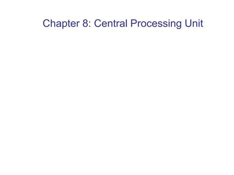 Central Processing Unitppt