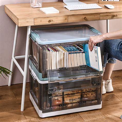 낭만탐구소 폴딩박스 리빙박스 수납 정리함 옷보관함 플라스틱 책수납함 투명 펜트리 대형슬라이딩 Ort 위시버킷