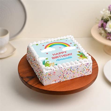 Birthday Cake Designs Square