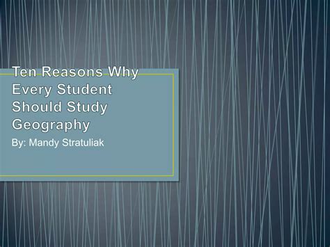 Geography Powerpoint Pptx
