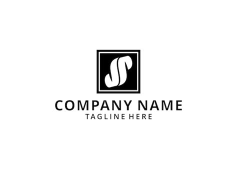 Premium Vector Illustration JS SJ Letter Logo Design