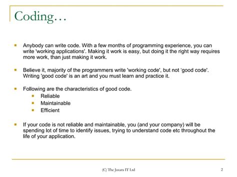 coding best practices pps programming languages computing