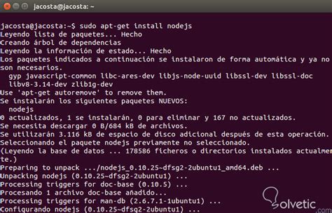 Instalar Nodejs En Linux Solvetic