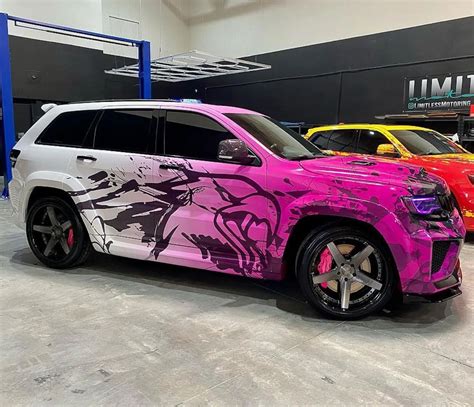 Modmonday Custom Wrapped Jeep Grand Cherokee Trackhawk Widebody 📷