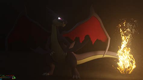 Shiny Mega Charizard Y Wallpaper