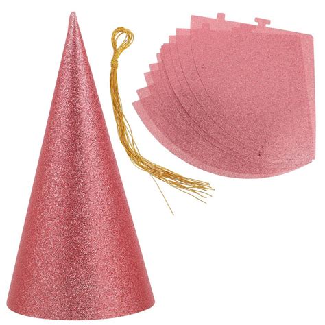 Badu Bg 12 бр Хартиени шапки за конус за рожден ден Шапки за парти за рожден ден за деца