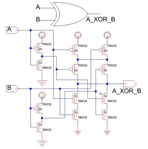 Xor Gate Transistor Pass Transistor Logic