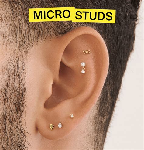 Studs Teeny Tiny Micro Studs 🎀💀 Milled