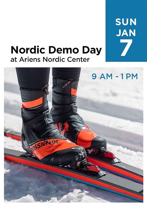 Nordic Demo Day Tickets At Ariens Nordic Center In Brillion By Ariensco