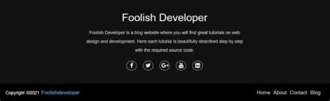 35 CSS Footer Examples To Check Out And Use