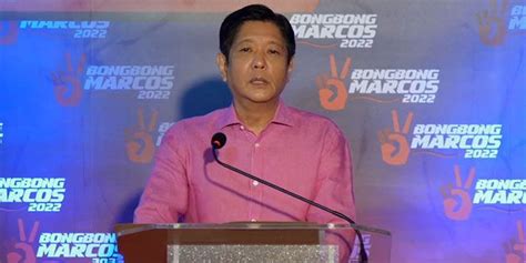 Bongbong Marcos Files Coc For President In 2022 Elections