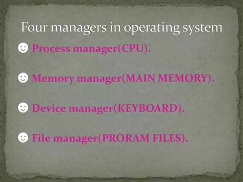 Operating System Ppt