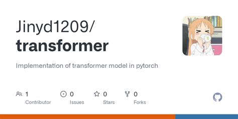 GitHub Jinyd Transformer Implementation Of Transformer Model In Pytorch
