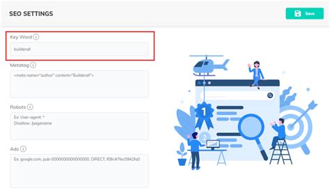 seo adding meta tags builderall knowledgebase