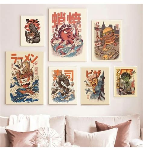 전시 포스터 거실 인테리어 그림 음식 국수 현대 주홈 장식품 음료라면 레트로 바 벽 예술 인쇄 사진 티몬