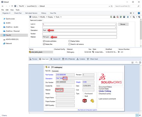 How To Perform An OR Type Search In SOLIDWORKS PDM