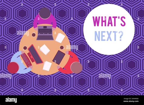 Writing Note Showing What S Next Question Business Concept For Asking Demonstrating About His