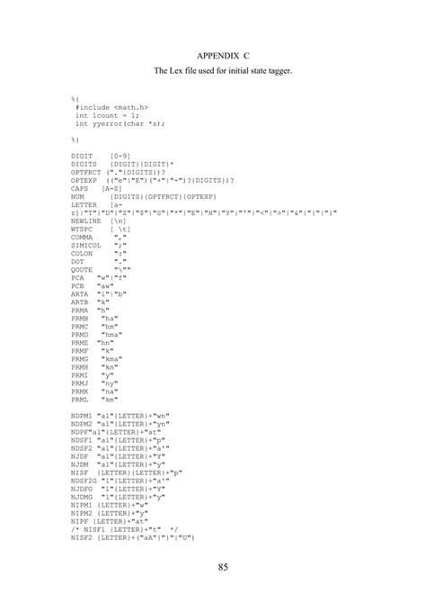 part of speech tagger for arabic text