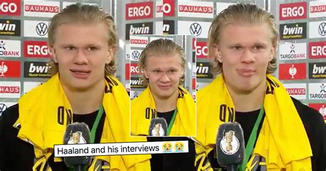 Erling Haalands New Interview Goes Viral Called His ‘best Interview