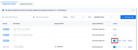 Adding Device Registration Rules Sealsuite Byteplus