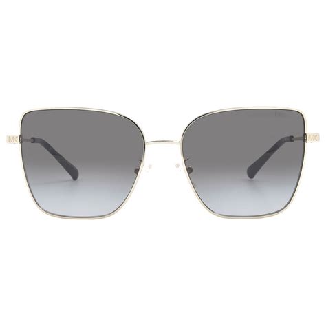 Michael Kors Bastia Dark Grey Gradient Butterfly Ladies Sunglasses