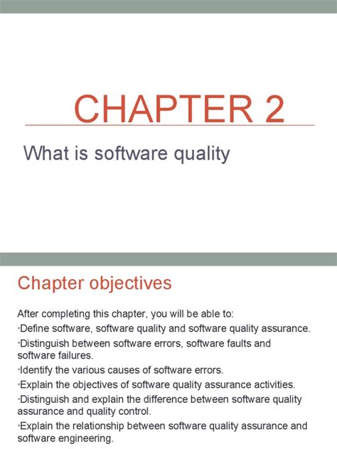 sqa2 pdf software quality software bug