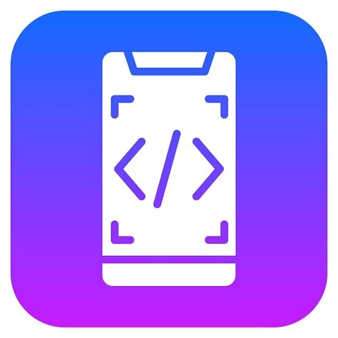 Premium Vector Smartphone Coding Vector Illustration