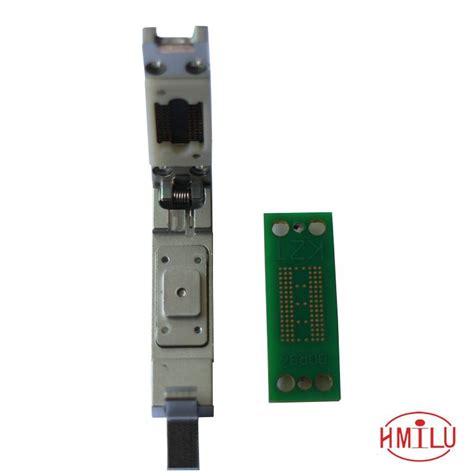 Hmilu厂家gddr3内存颗粒测试夹具ddr通用socket Ddr3 96pin测试座 阿里巴巴