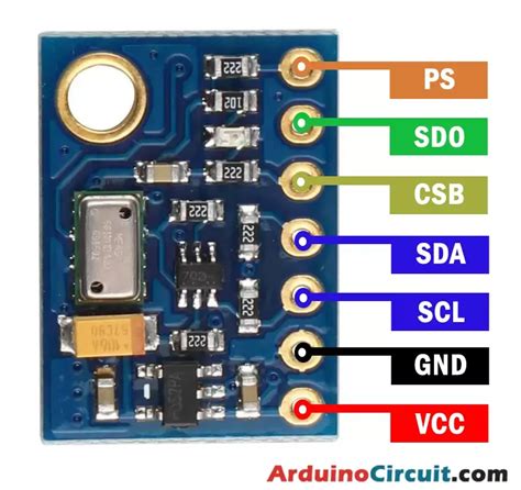 MS5611 Barometric Pressure Sensor Pinout Sensor Interface Arduino