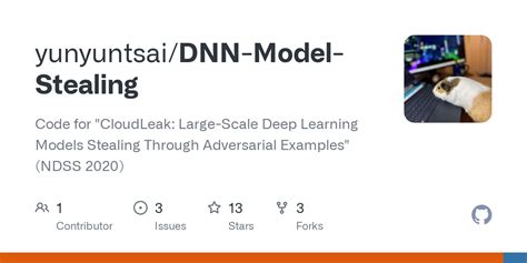 Github Yunyuntsai Dnn Model Stealing Code For Cloudleak Large Scale Deep Learning Models